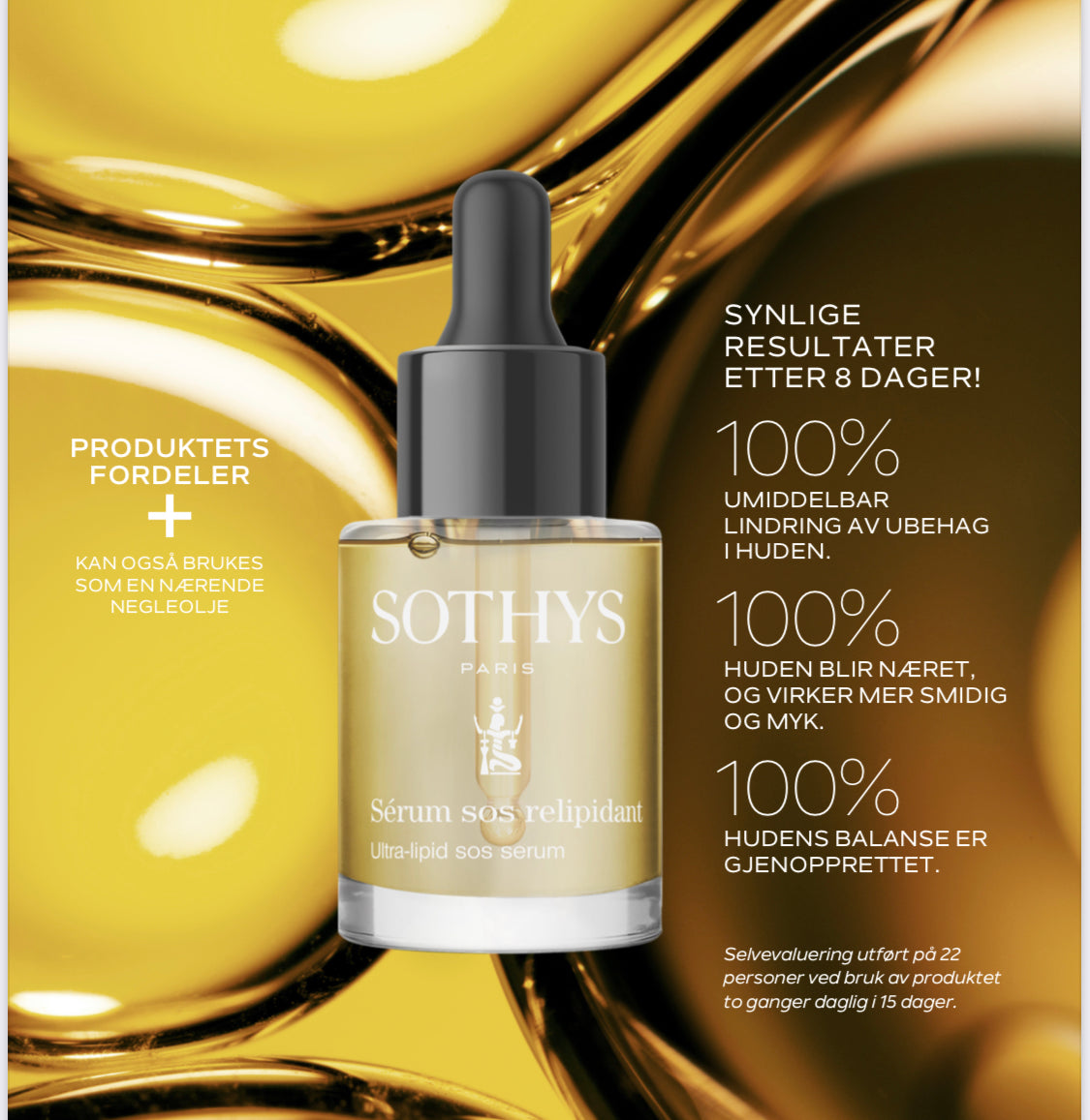 Ultra lipid SOS serum elixir – Fresh Up Hudpleie
